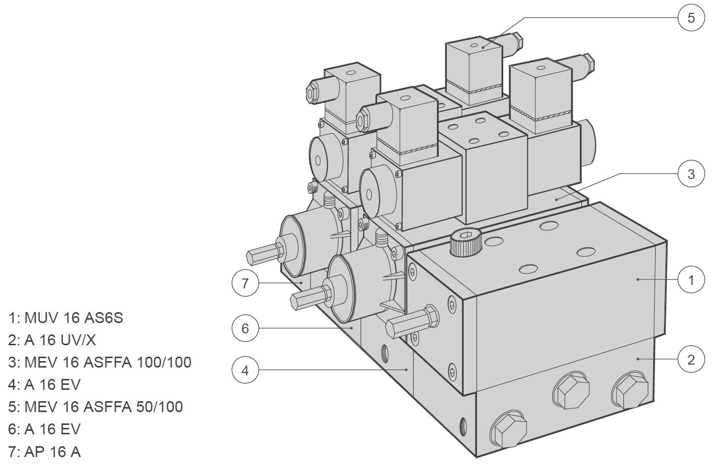 FluiShop - Proportional 4/3-way directional valve: MEV-12-ASFFC-30/30/B