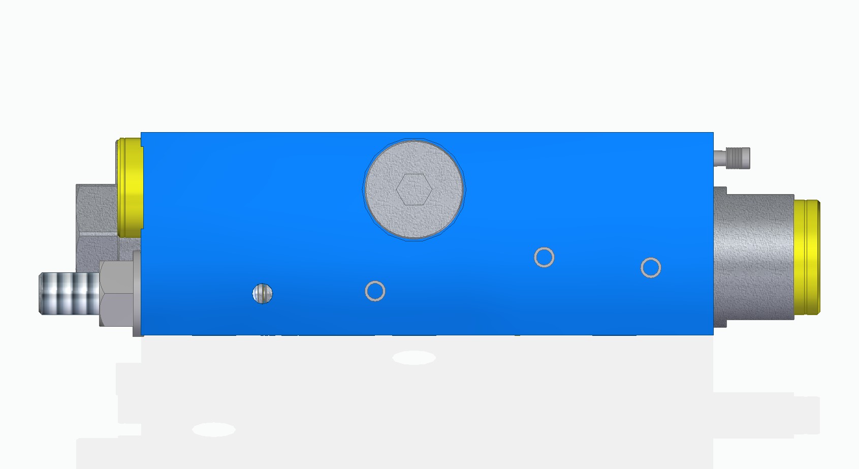 FluiShop - Configuration of hydraulic section valves at Fluitronics